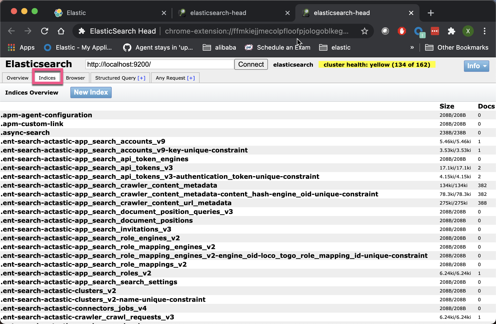 Elasticsearch：Elasticsearch-head - 用于浏览和与 Elasticsearch 集群进行交互的 Web 前端_elasticsearch-header干啥的 ...