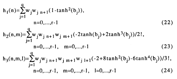 论文阅读 Neural Network Modeling of Nonlinear Systems Based on Volterra Series Extension of a Linear ...