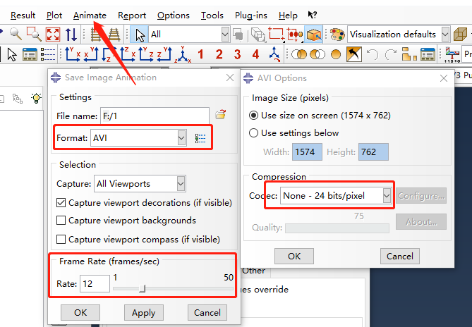 ABAQUS 保存动画_abaqus如何导出动画-CSDN博客