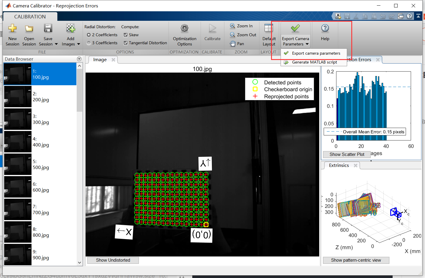 利用matlib计算参数，使用opencv实现畸变矫正_opencv畸变系数-CSDN博客