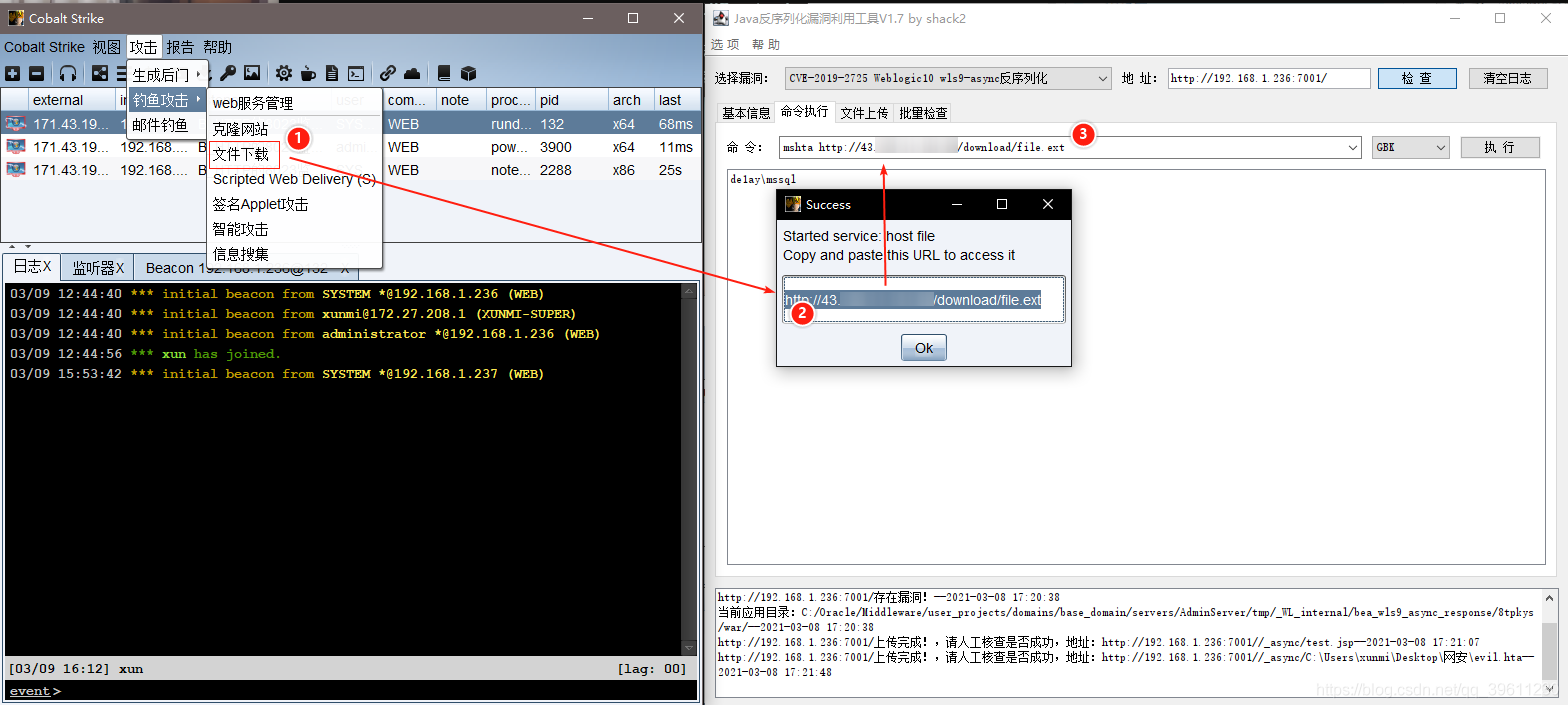 cobaltstrike如何安装使用(包含CS联动MSF详细用法!)? (ﾟ益ﾟメ) 渗透测试_msf cs可视化-CSDN博客