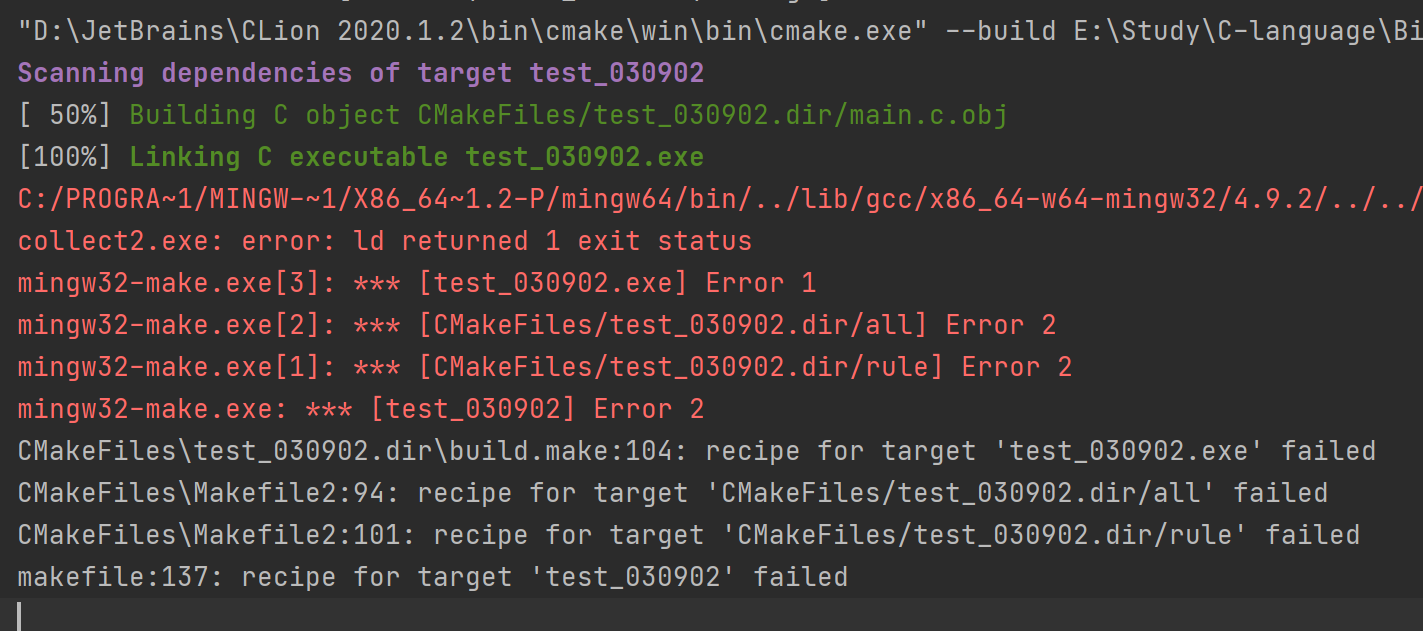 CLion使用：异常-This file does not belong to any project target, code insight features..._main.c this ...