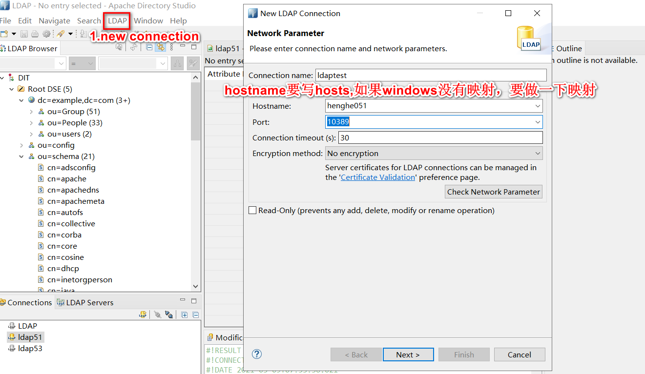 （超详细图文）apacheDS安装与LDAP/kerberos配置_apache directory studio启动jdk-CSDN博客