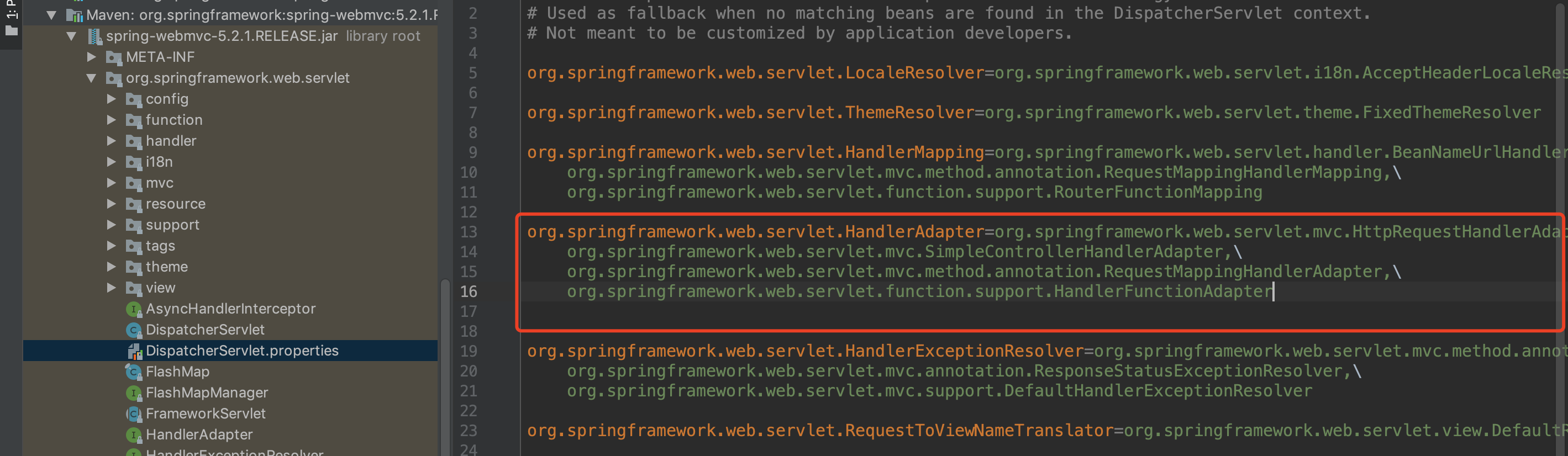 SpringMVC HandlerAdapter 