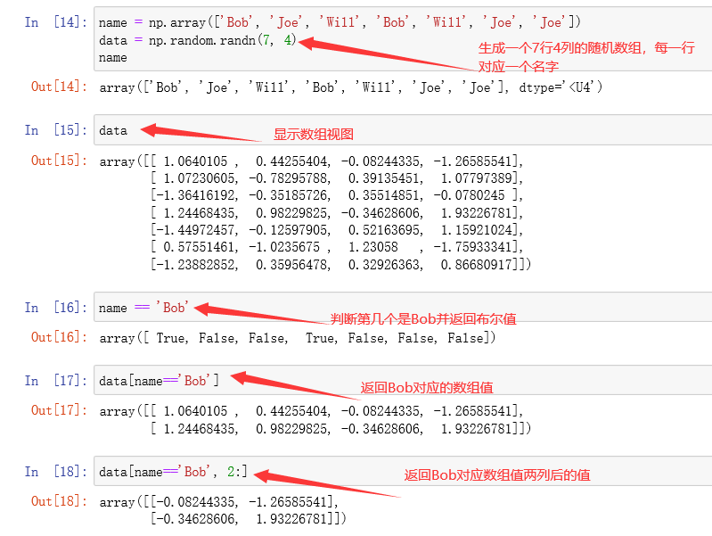 Python—数据分析认识numpy、numpy最重要的一个特点就是其n维数组对象（ndarray）、切片和基本的索引、通用函数：快速的元素 