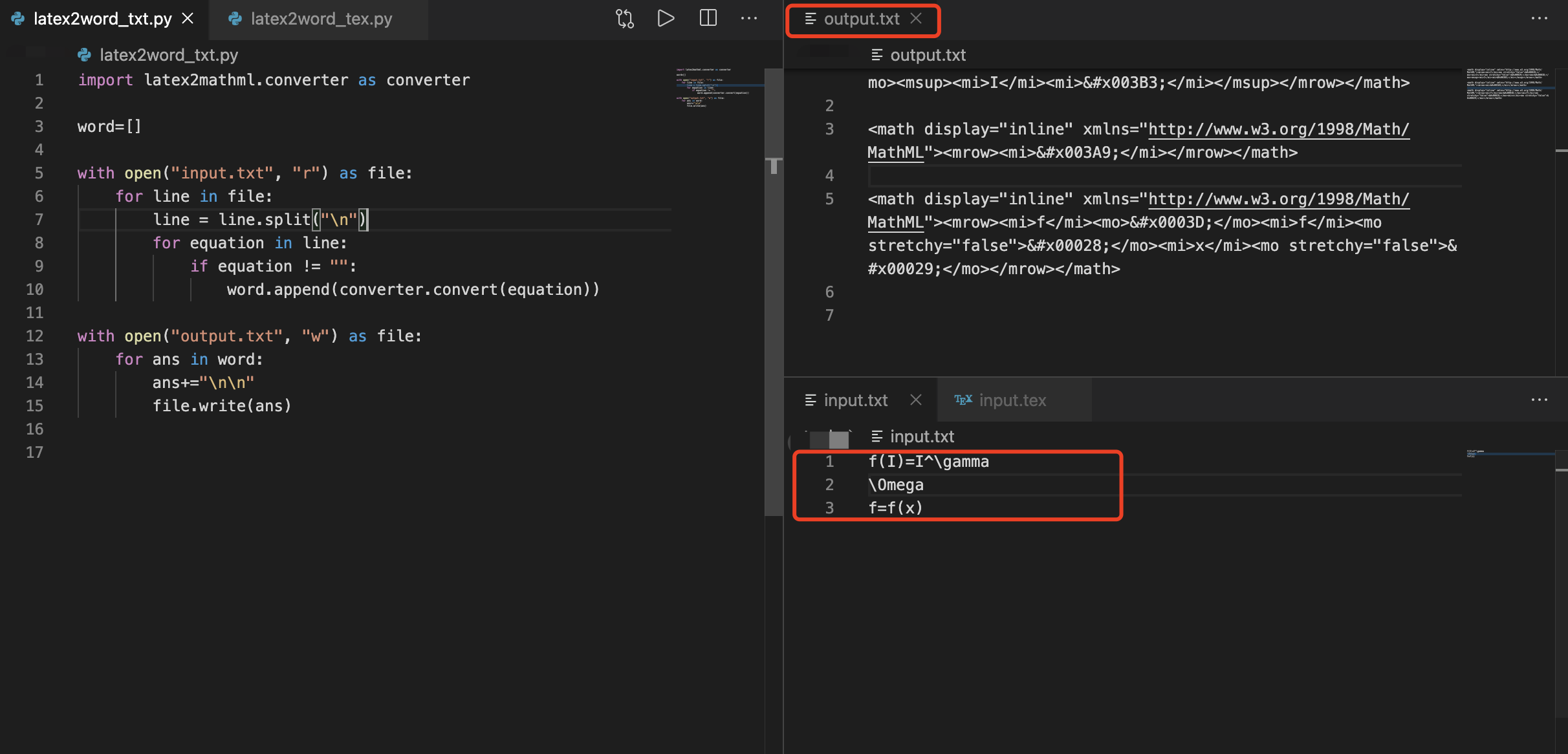 LaTeX公式转成word公式（LaTeX公式转MathML / latex2mathml的使用）-CSDN博客