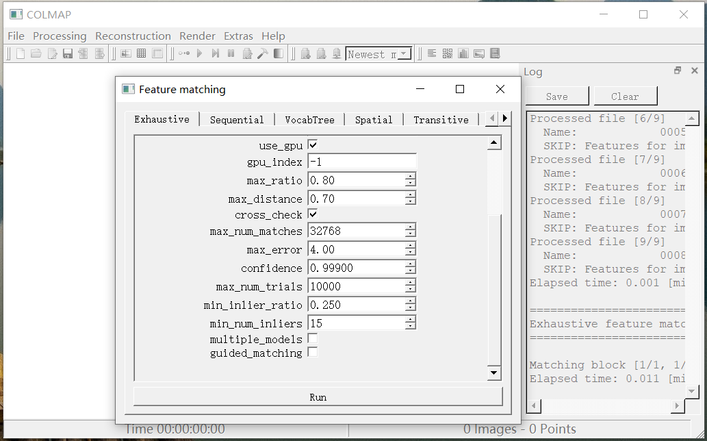 使用colmap进行三维重建(100%成功)_colmap稀疏重建之后如何保存-CSDN博客