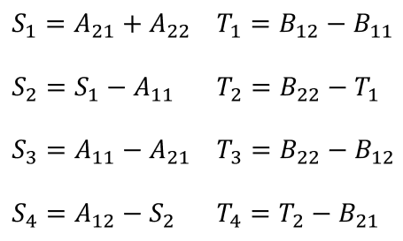 快速矩阵乘法的算法实现_n×n矩阵相乘的时间复杂度是多少-CSDN博客