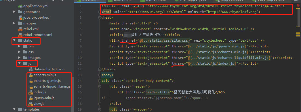 springboot+thymeleaf+echarts（详细教程） 前后端简单demo-CSDN博客