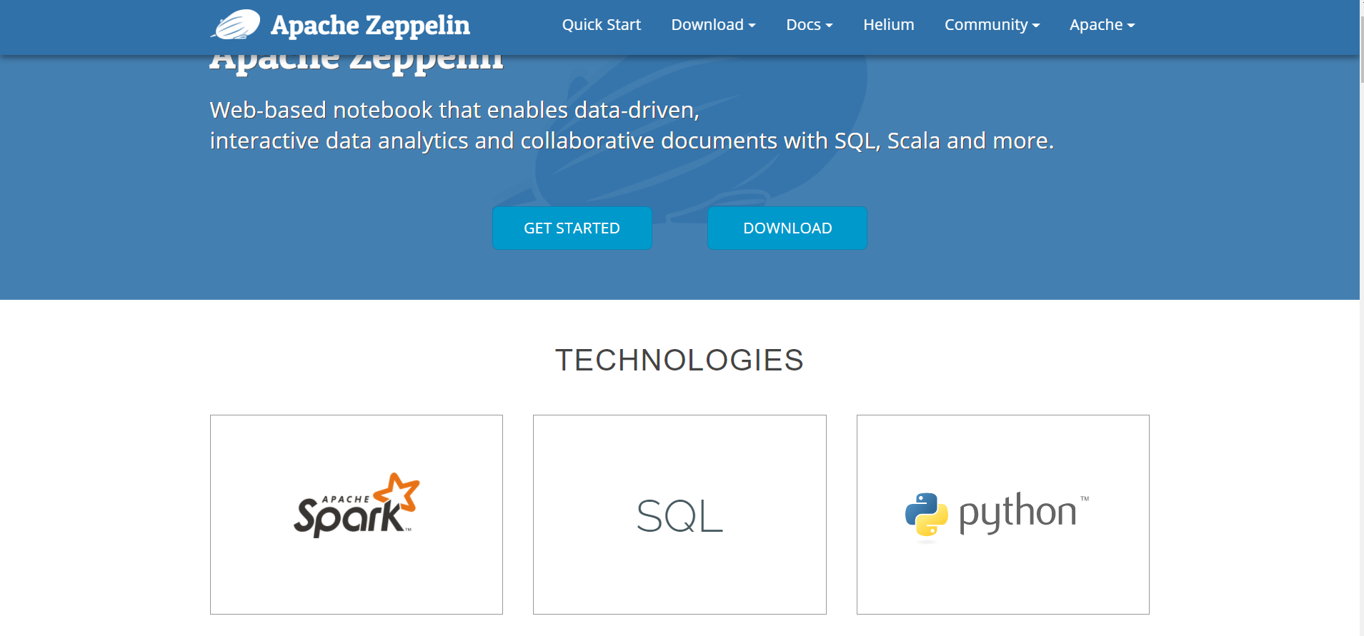 zeppelin介绍、安装_apache zeppelin 官网-CSDN博客
