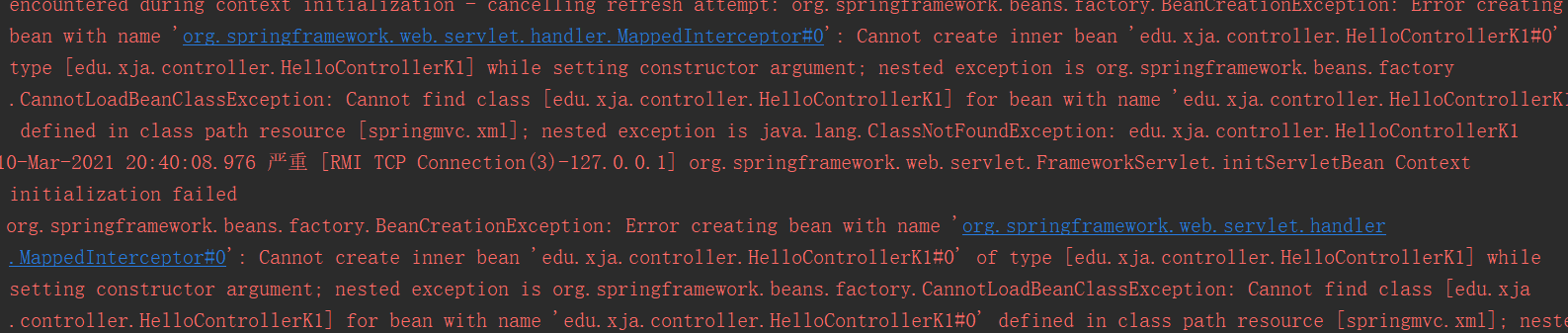 异常解决：java.lang.IllegalStateException: Failed to introspect Class [xxx]from ClassLoader_failed to ...