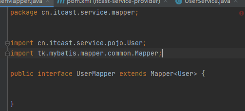 关于Spring Cloud：Mapper＜＞中的泛型红线：Type ‘org.apache.ibatis.annotations.Mapper‘ does not have type ...