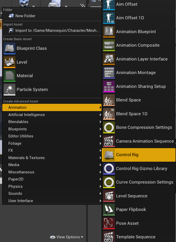 UE4之Control Rig_ue control rig-CSDN博客