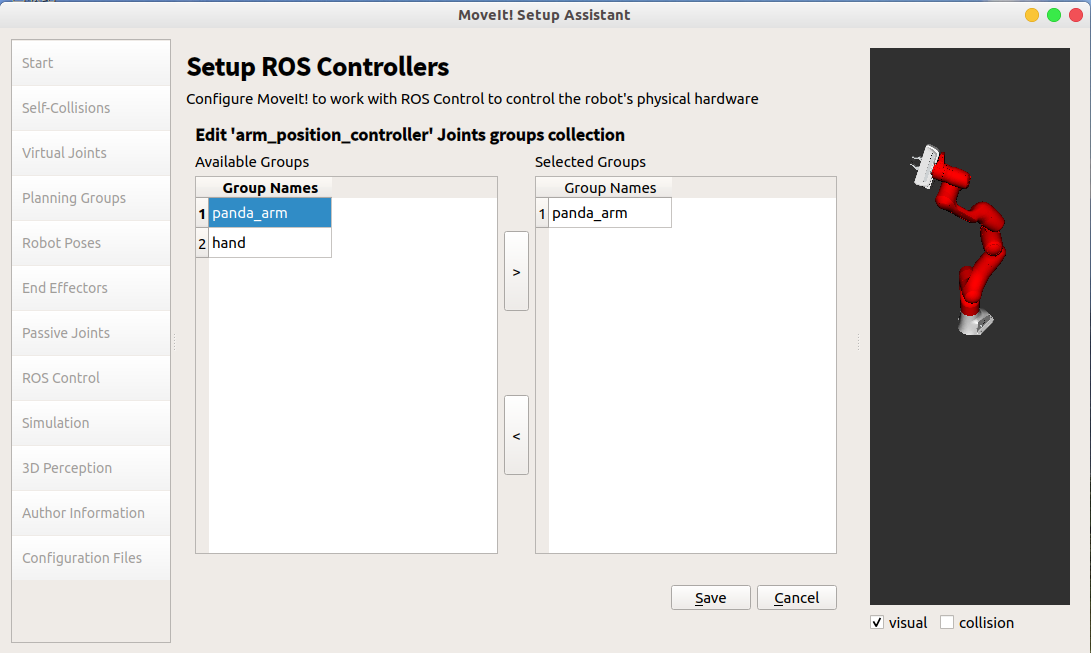 ROS——建立Movelt控制机械臂仿真_ros机械臂仿真的步骤-CSDN博客