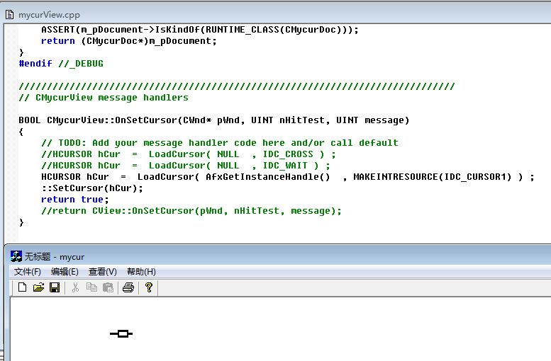 VC++更改鼠标指针为系统预定义形状和自定义形状_idc_cross_bcbobo21cn的博客-CSDN博客