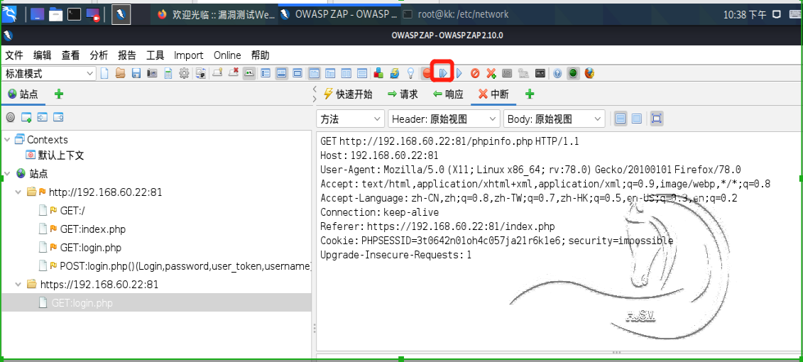 OWASP ZAP安装与测试DVWA_zap dvwa-CSDN博客
