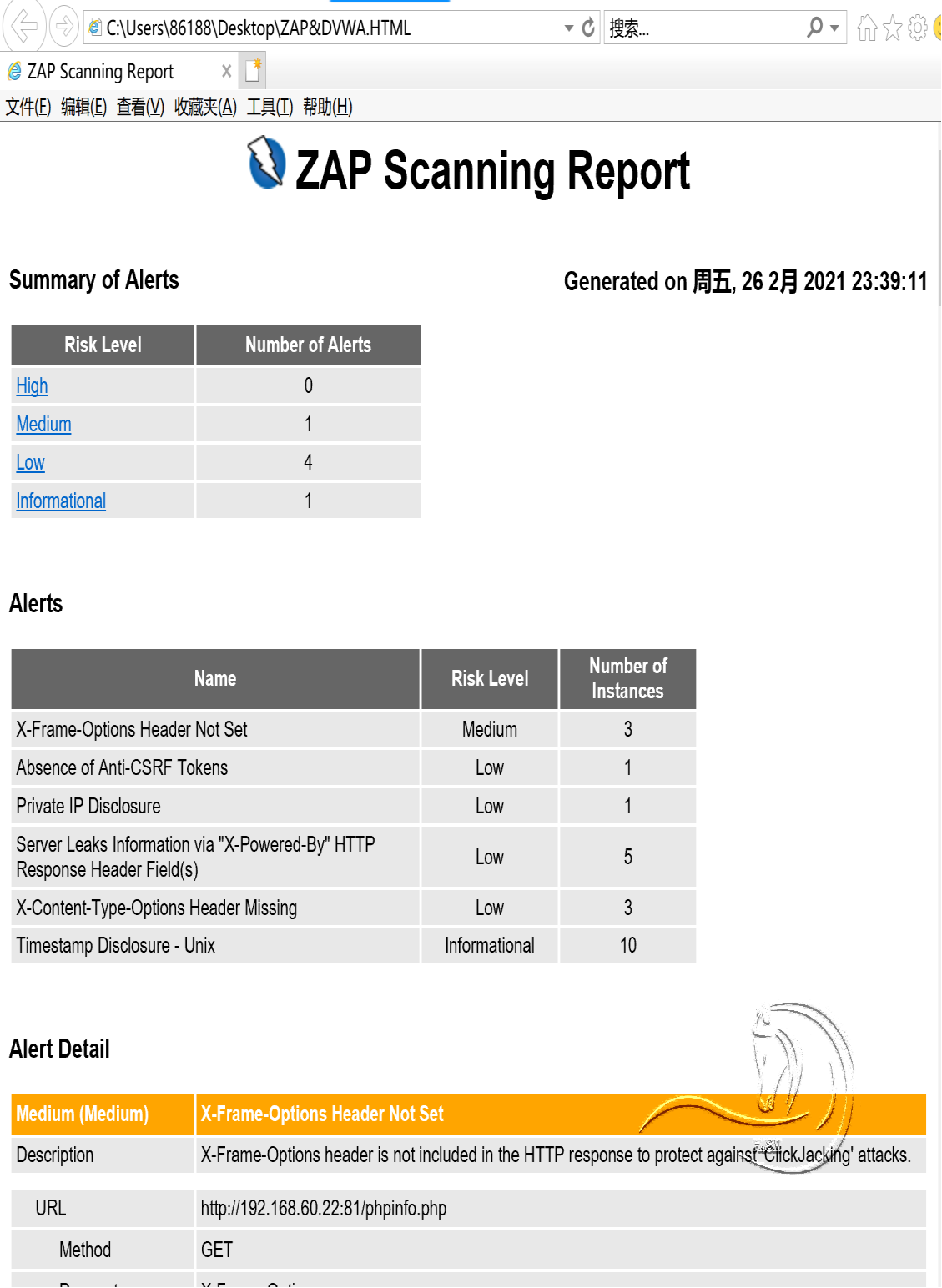 OWASP ZAP安装与测试DVWA_zap dvwa-CSDN博客