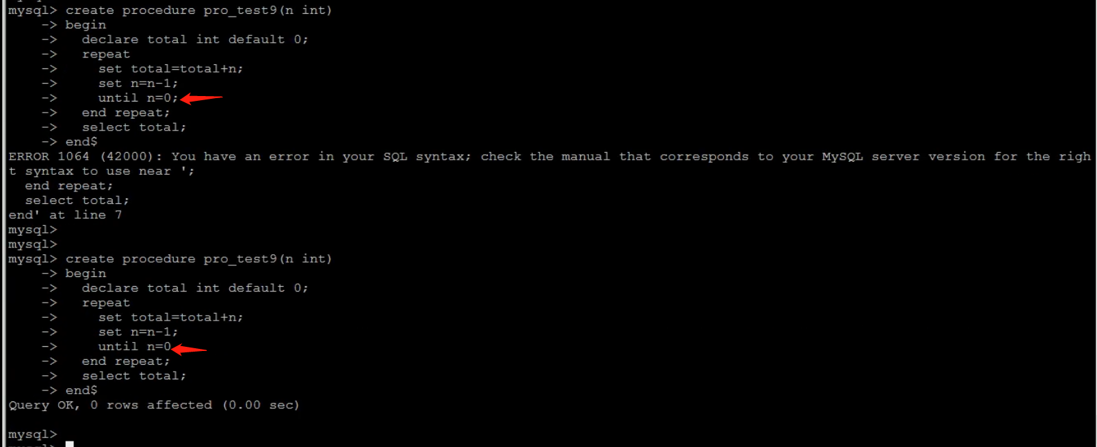 MySQL 高级 - 存储过程 - 语法 - repeat循环_存储过程repeat-CSDN博客
