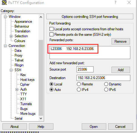 SecureCRT和Putty隧道方式连接Mysql、远程登录内网服务器_securecrt 隧道-CSDN博客
