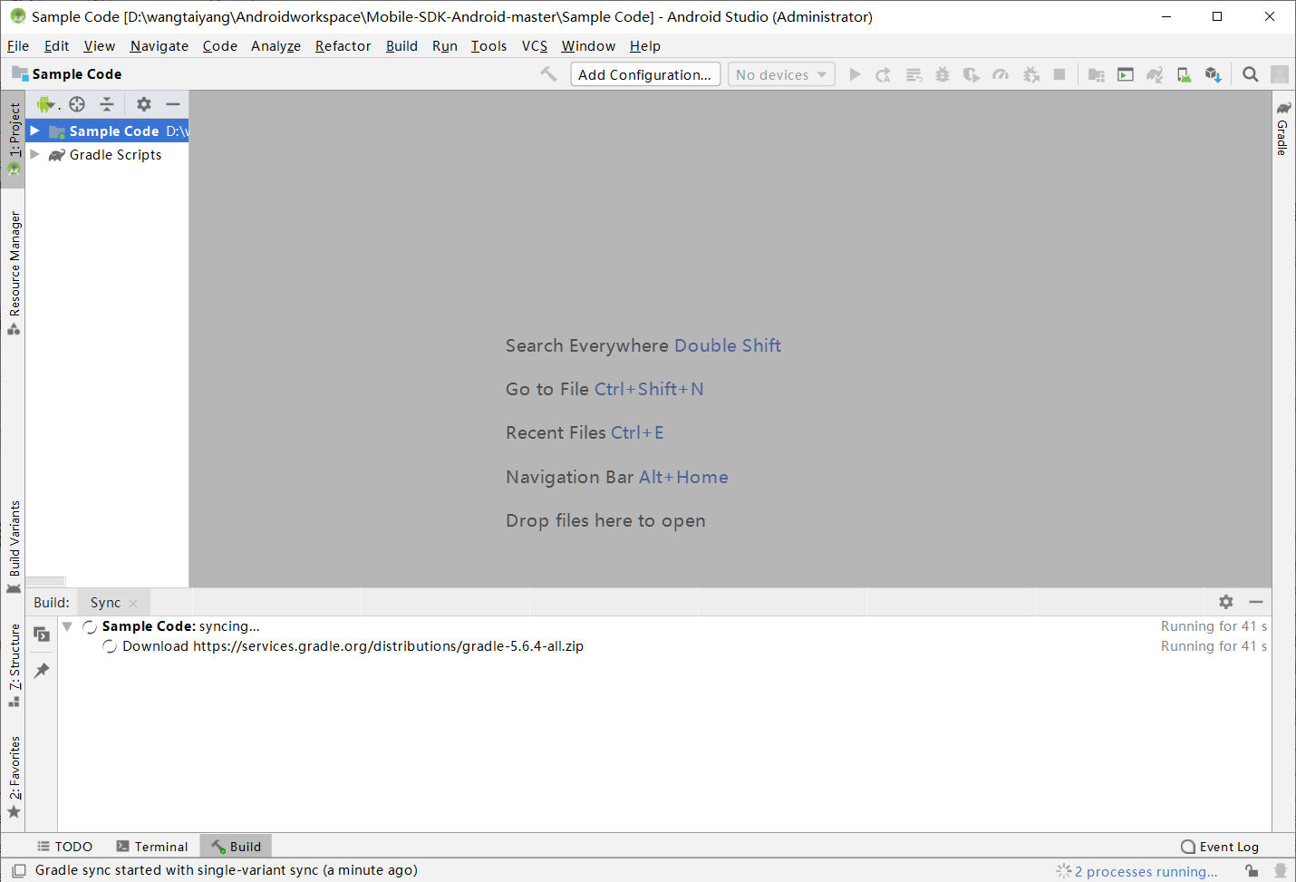 大疆 DJI mobile SDK系列详细教程——运行实例代码（跑通大疆官方提供Mobile SDK里的sample code）_大疆无人机sdk github-CSDN博客