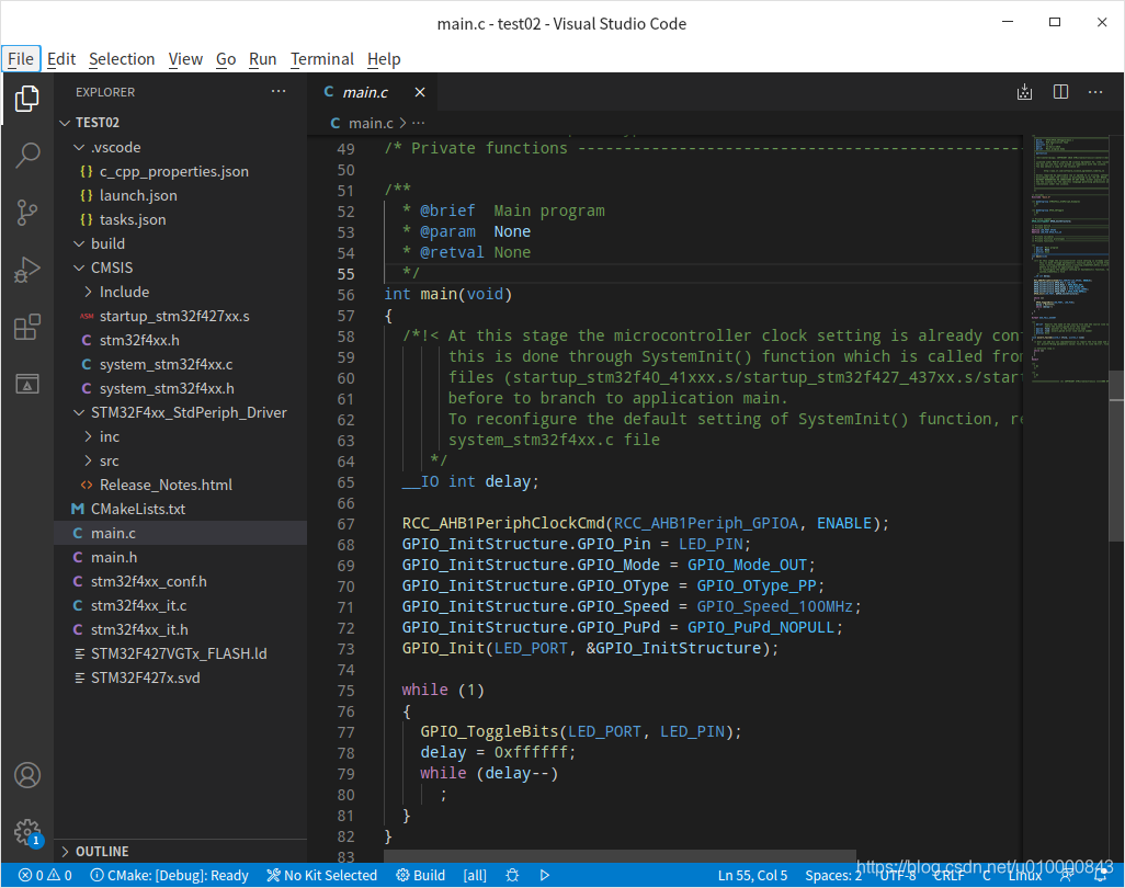 Linux下使用vscodegccopenocd实现stm32一键编译烧录调试(cmake篇)linux如何仿真stm32 Csdn博客