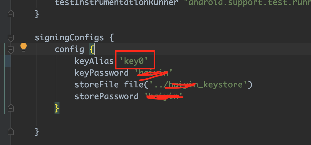 No key with alias ‘ *** ‘ found in keystore /Users/......问题_no aliases for private keys found in ...