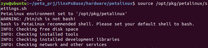 Petalinux建立工程时出现WARNING: /bin/sh is not bash!的解决方法_bash is petalinux recommended shell. please ...