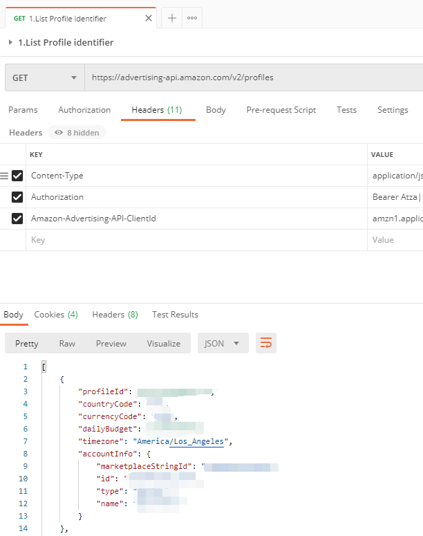 对接亚马逊 ads api( Amazon Advertising API) 第三章：对接 Sponsored Products_amazon advertiser api店铺 ...