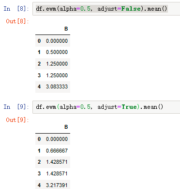 DataFrame指数权重窗口ewm使用： DataFrame.ewm([com, span, halflife, …])_df.ewm-CSDN博客