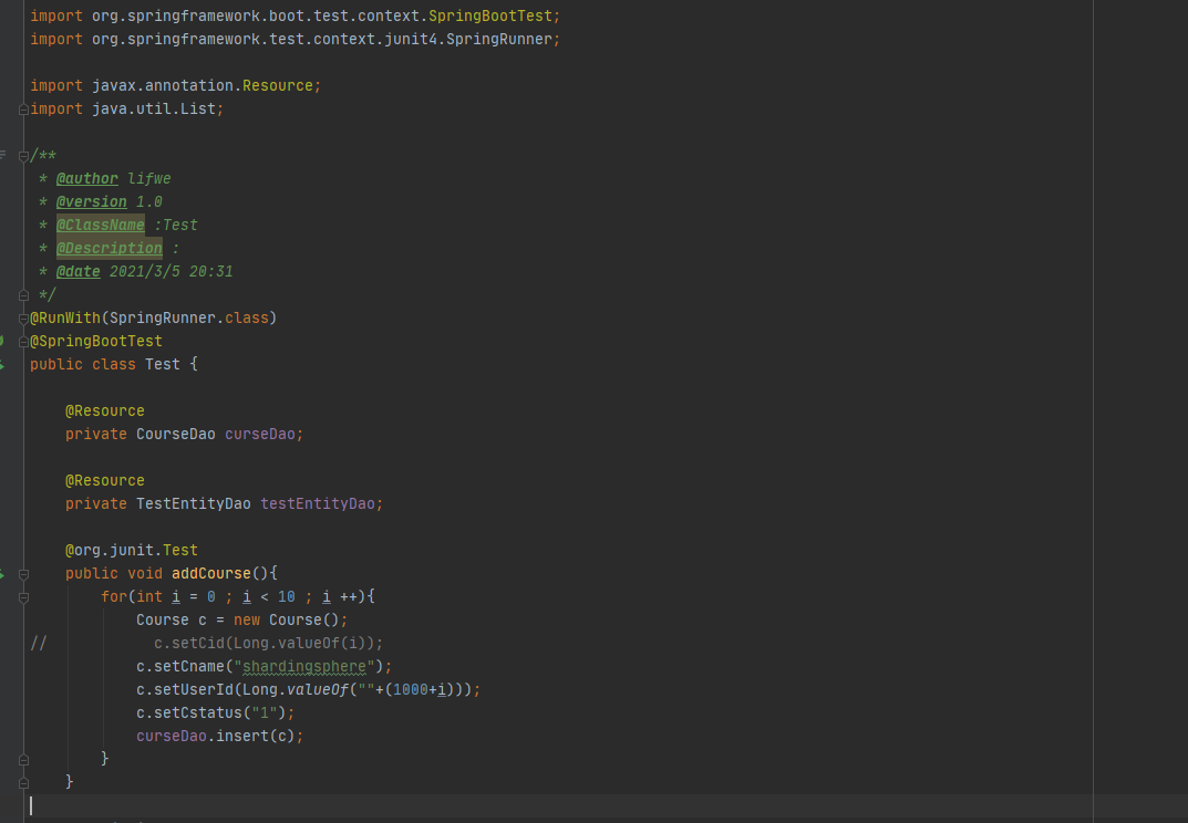 springboot 使用yml文件方式配置shardingsphere_shardingsphere yml-CSDN博客