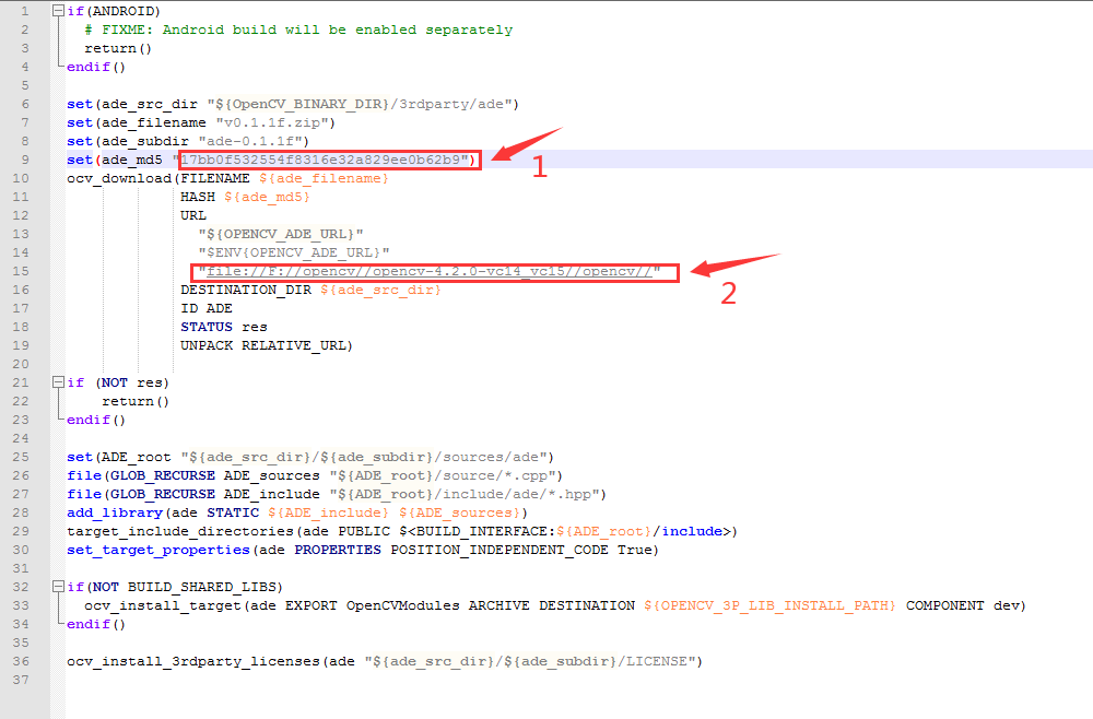 Win7 Cmake编译opencv时出现 Ade Download V011fzip Try 1 Failed 处理过程~的博客 Csdn博客