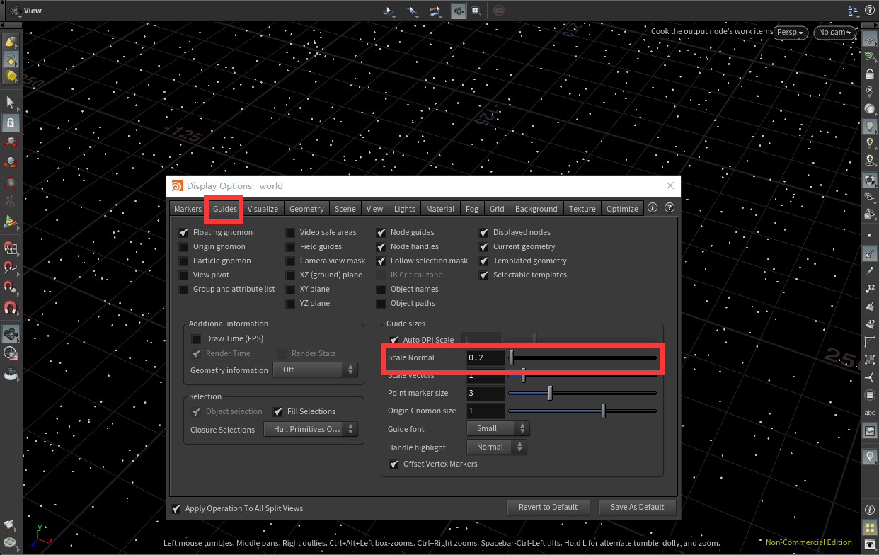 【Houdini】如何设置视口中Normal的显示长度_houdini 显示物体尺寸-CSDN博客