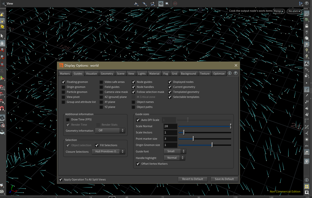 【Houdini】如何设置视口中Normal的显示长度_houdini 显示物体尺寸-CSDN博客