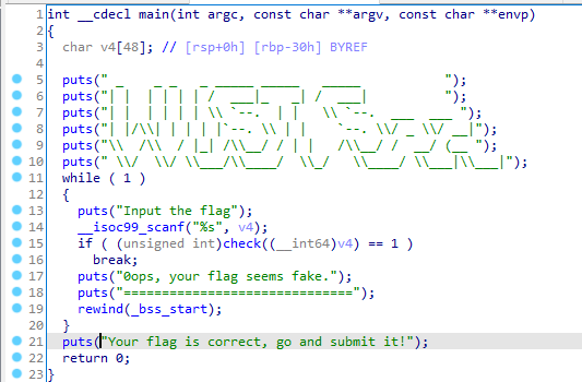 [BUUCTF]REVERSE——[WUSTCTF2020]Cr0ssfun-CSDN博客
