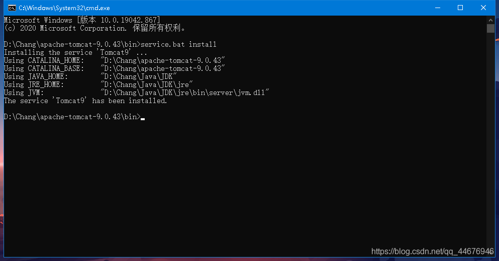 Tomcat提示指定的服务未安装Unable to open the service ‘tomcat‘_指定的服务未安装 unable to open the-CSDN博客