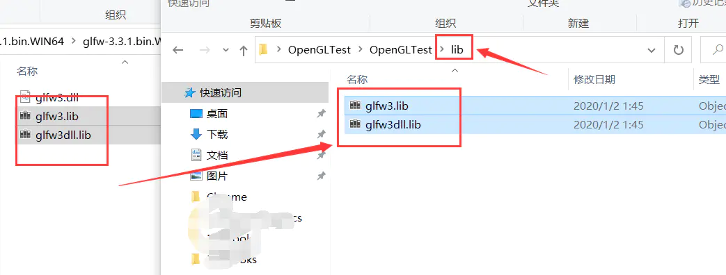 Win10+VS2019 配置OpenGL+ GLFW、GLEW和GLM_win10 glut glew glfw 复制-CSDN博客