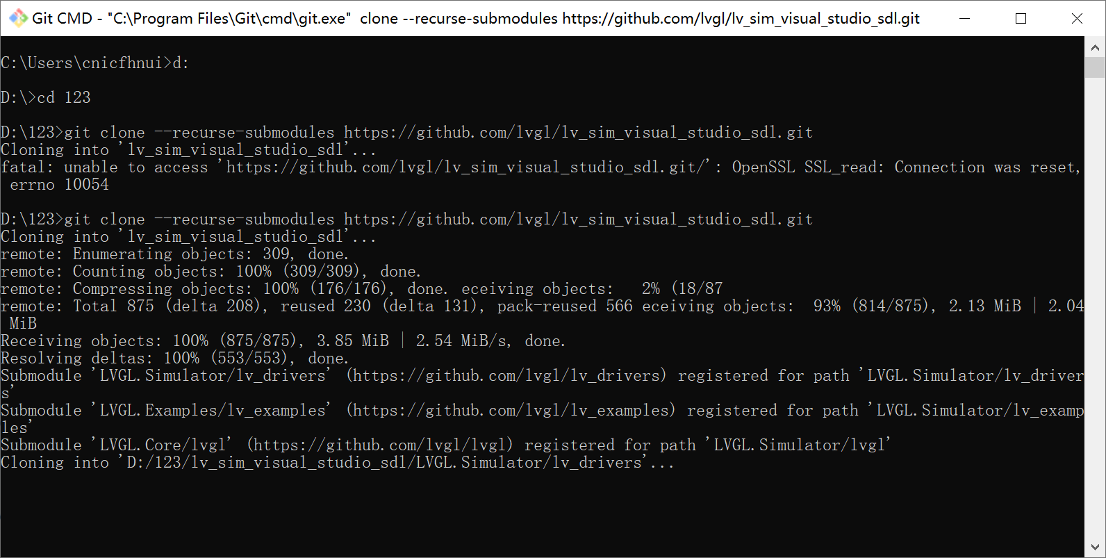 Visual Studio 2019 Run Littlevgl (LVGL) Simulator - Programmer Sought