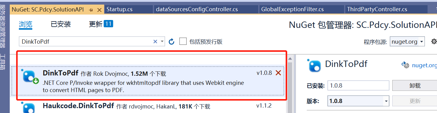 使用Dinktopdf在.net core项目里将Html转成PDF-CSDN博客