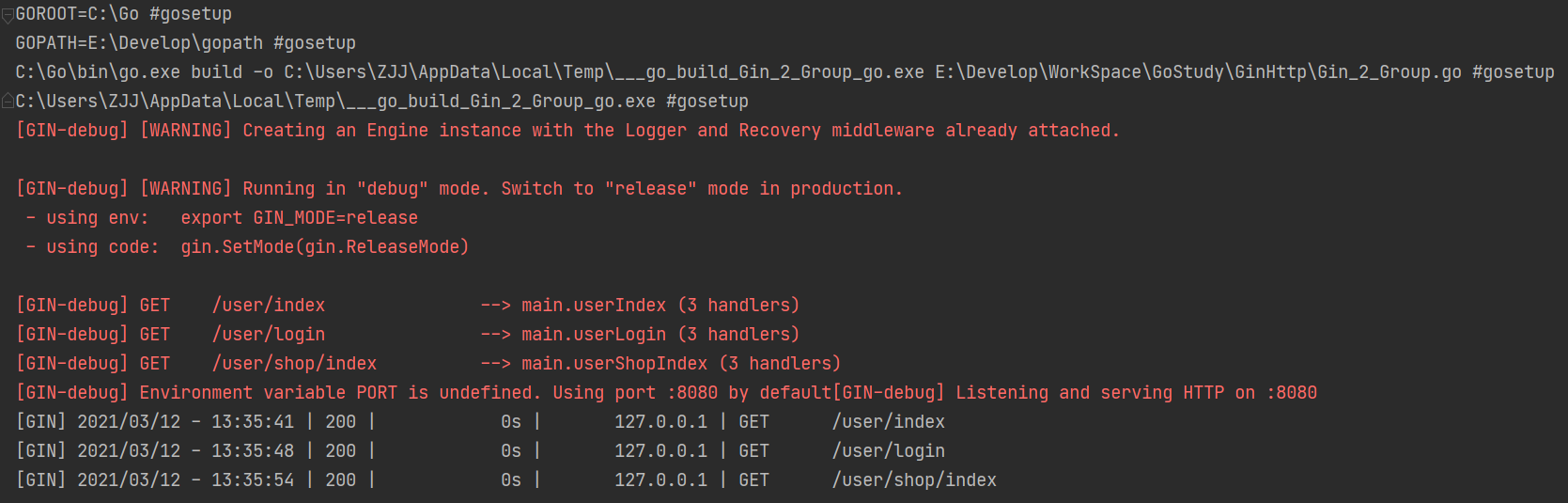 Go Web框架gin(二)-路由分组和路由嵌套_gin 路由分组嵌套_琴瘦的博客-CSDN博客