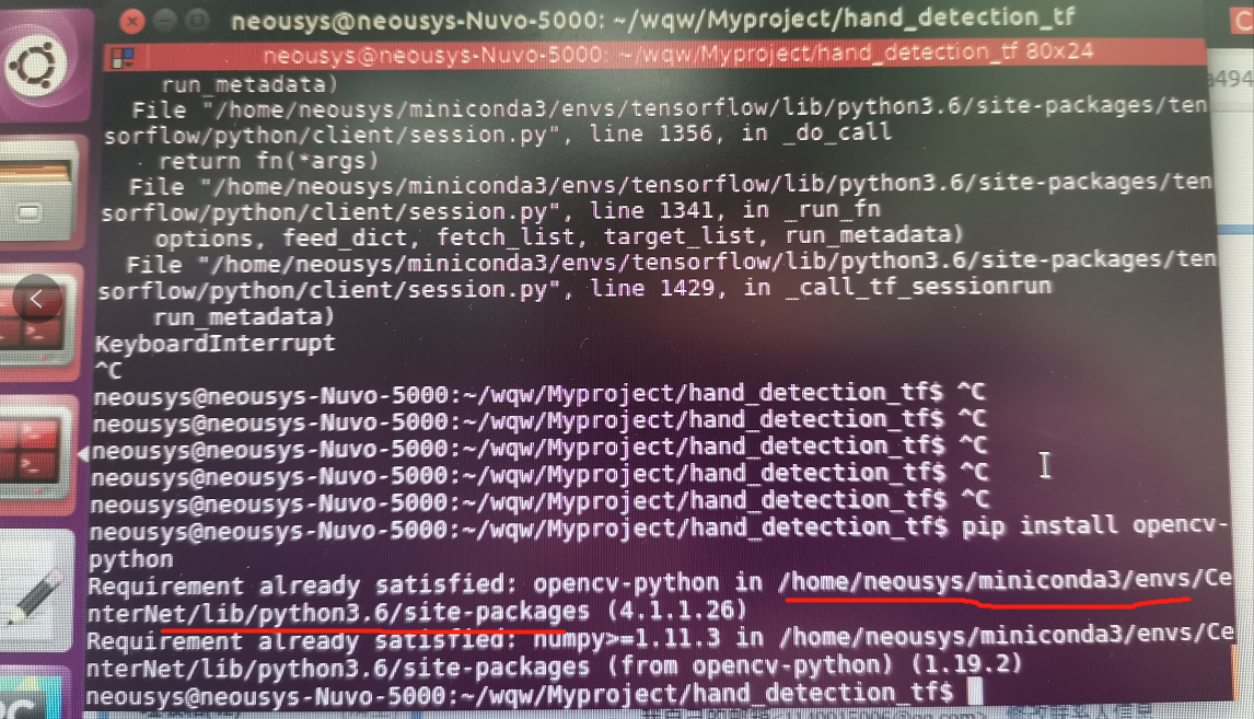 ImportError: /opt/ros/kinetic/lib/python2.7/dist-packages/cv2.so: undefined symbol: PyCObject ...