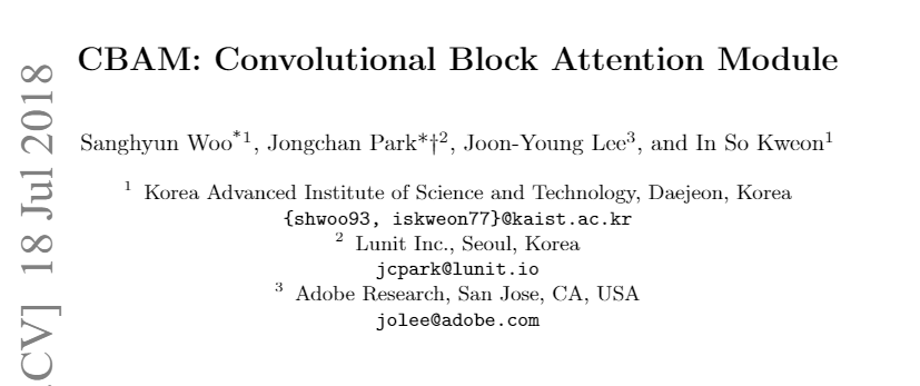 CBAM: Convolutional Block Attention Module论文阅读笔记_cbam: convolutional ...