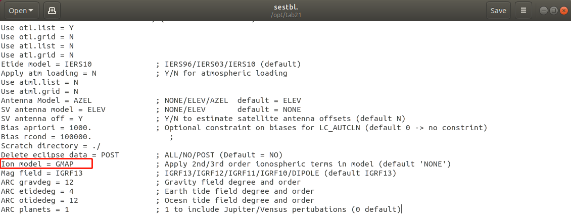 Fatal: 210308: 1113: 38.0 Model / Open: Error Opening IONEX FILE ...