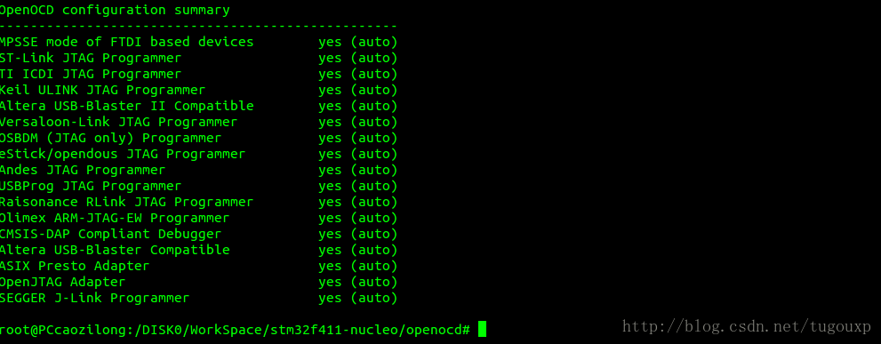 Ubuntu下openocdgdb的安装、编译及使用openocb Gbd Server Csdn博客 