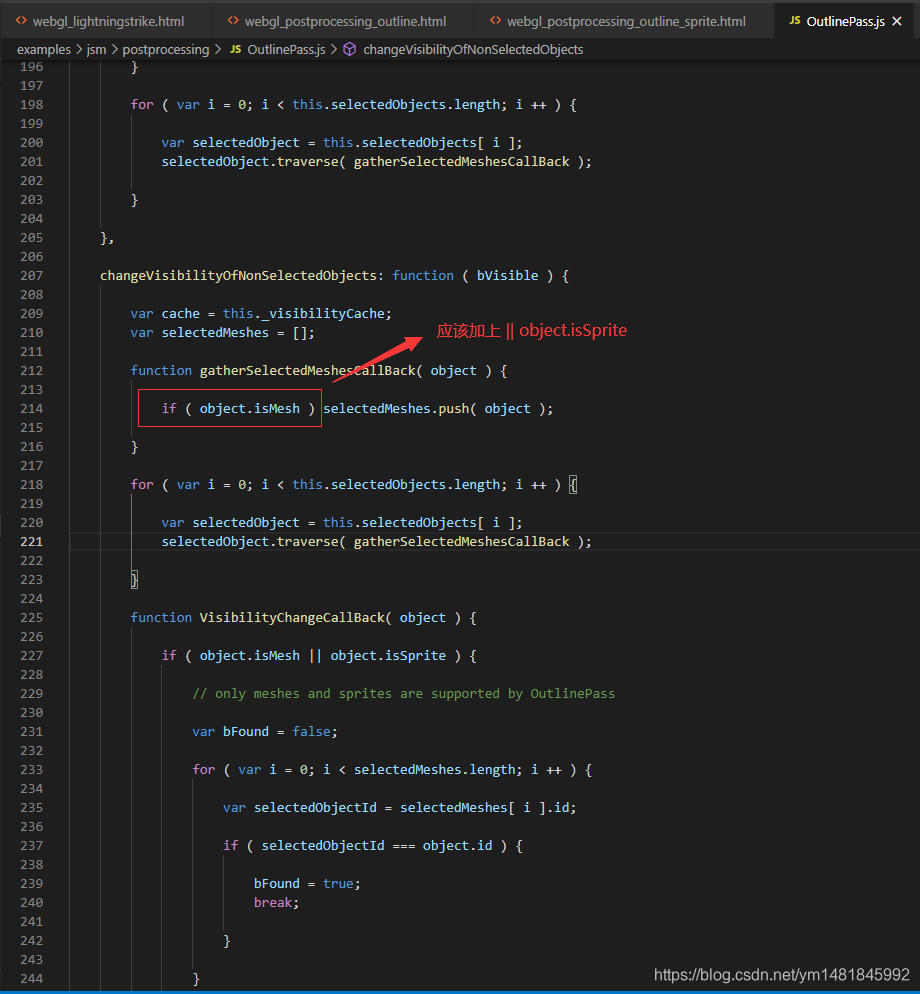 Webgl Threejs Sprite精灵如何实现outlinepass选中框效果 Csdn博客