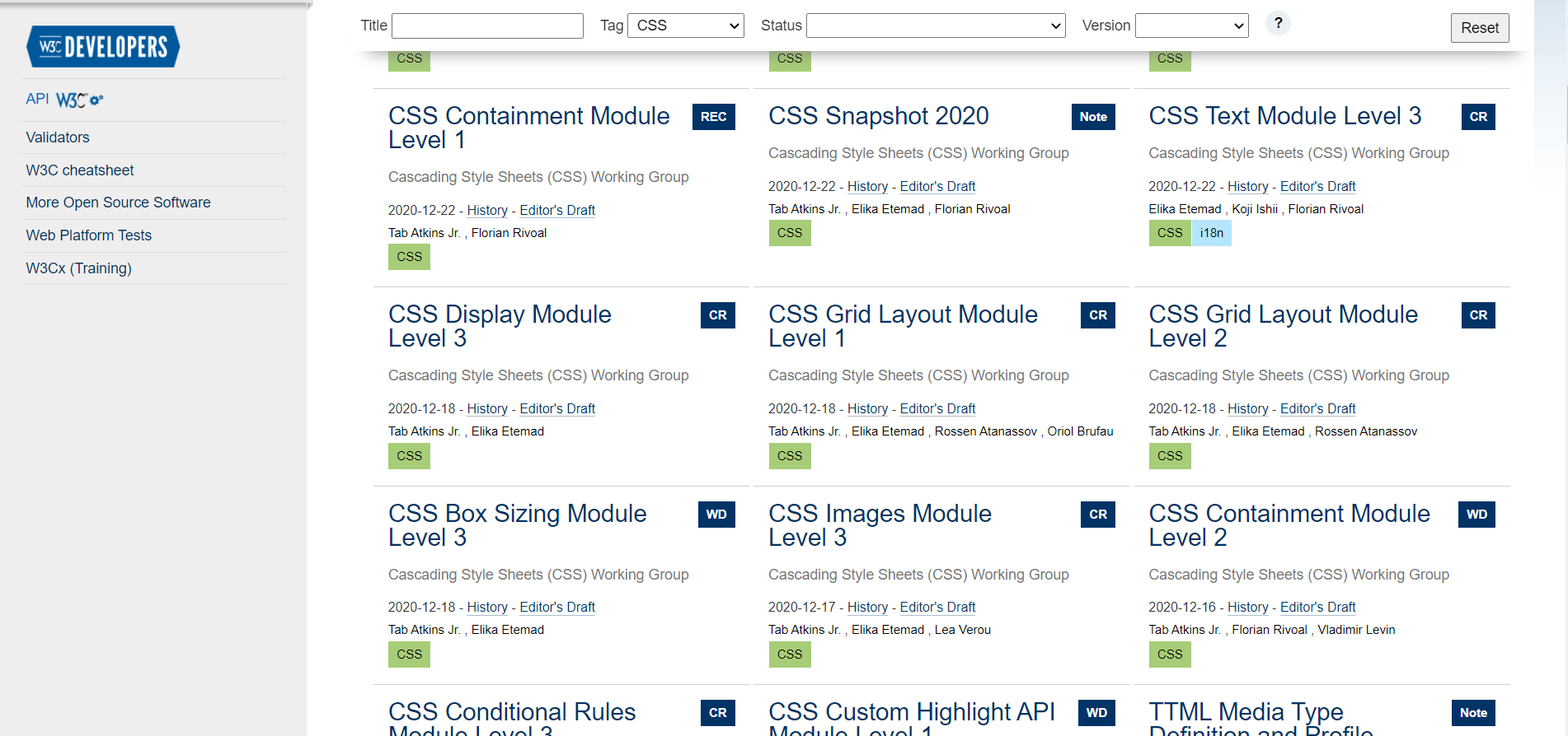 W3C官网查找资源教程-CSDN博客