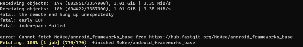 使用镜像站加速魔趣 Mokee Android 系统代码下载 Csdn博客 3018