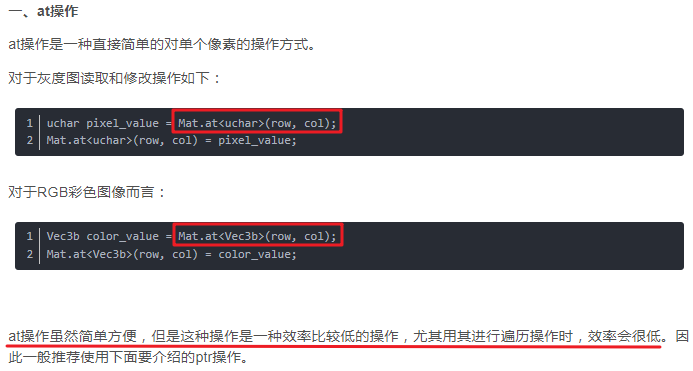 Opencv Mat数据类型指针ptr的使用cv Mat的ptr Csdn博客 8947
