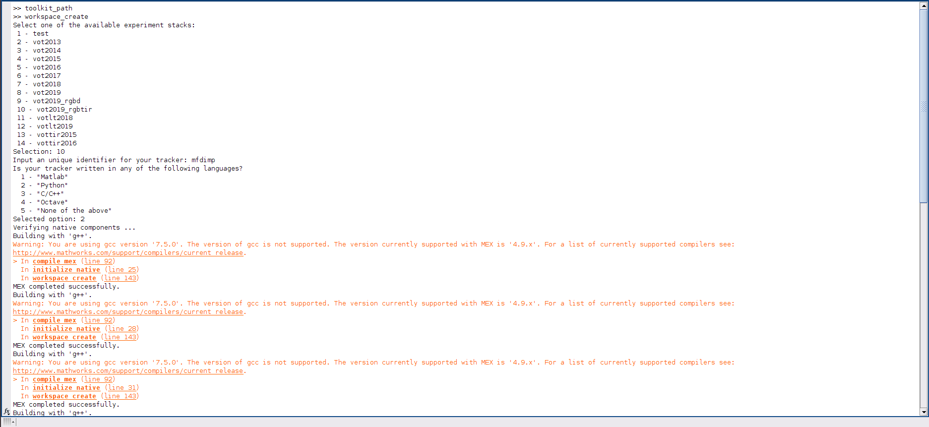 可见光-红外融合跟踪算法mfdimp在vot-toolkit上的测试-CSDN博客