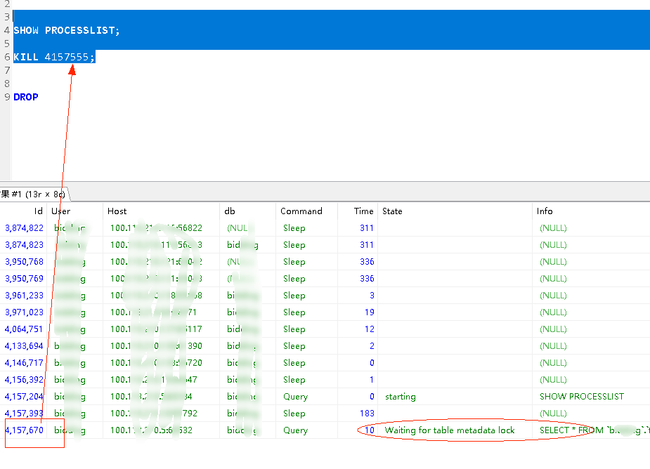 Mysql表锁了如何解锁show Processlist 字段 Info信息中会有对应表名 运行 Kill Id 这样表就 Csdn博客 