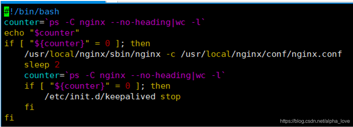 Keepalivednginx 模拟nginx单点故障转移,实现高可用2台虚拟机分别部署nginx 和 Keepalived 其中一台的nginx挂了 Csdn博客